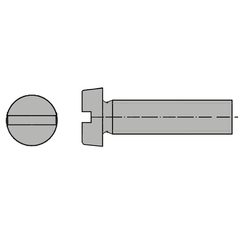 784 Steel Cheese Hd Machine Screw