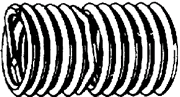 8140B Stainless Steel Self Locking Helical Thread Repair Insert