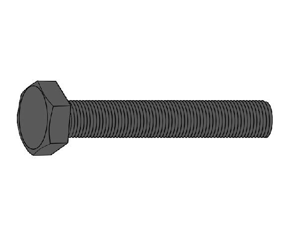 Full Thread Hexagon Head