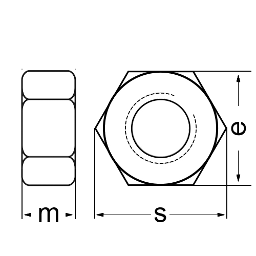 6915 Class 10 Steel Hot Dipped Galvanized Heavy Hex Nut