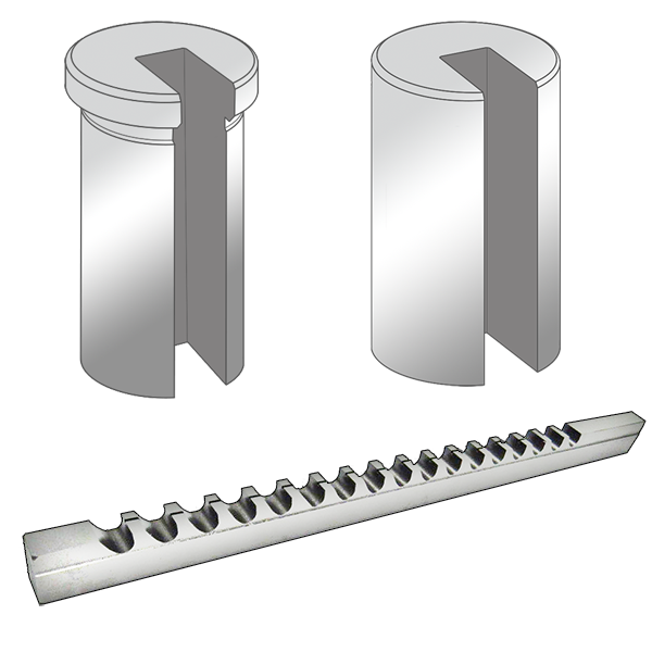 KBS High Speed Steel Keyway Broach Set