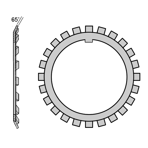 5406 Steel Plain SKF Spring Lockwasher