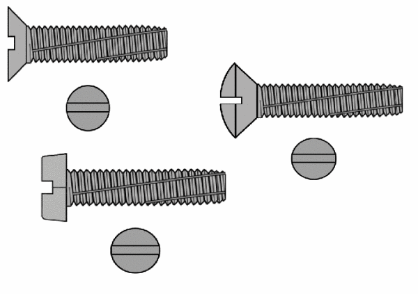 Slotted Thread Cutting Screws